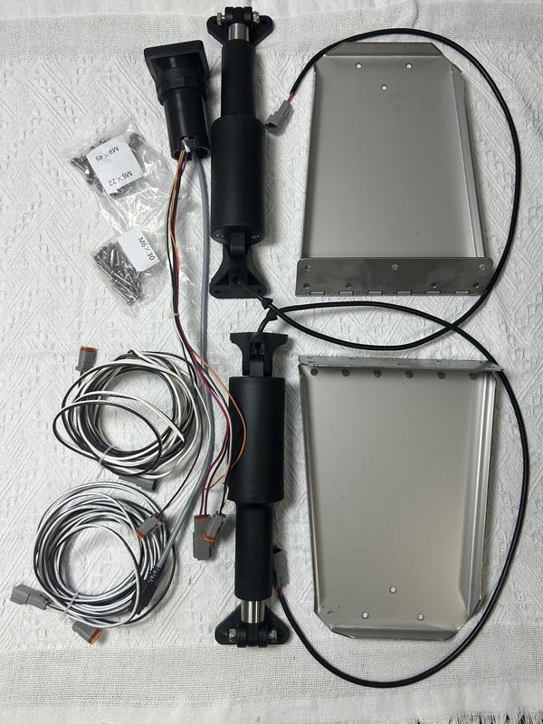 12V Electric Trim Tab System For Boat, Includes Controller and Other ...