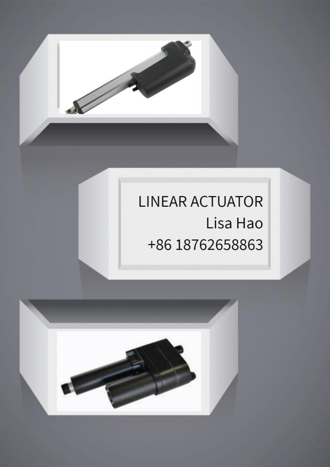 Electric High Speed High Force Linear Actuators With 12 Volt Brush DC Motor