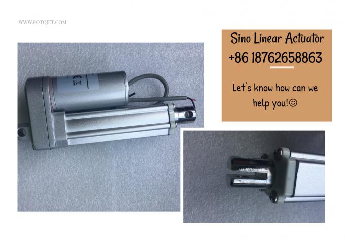 Miniature Rotary Actuator 1000N Force , 12 Volt Dc Linear Actuator 10 ...